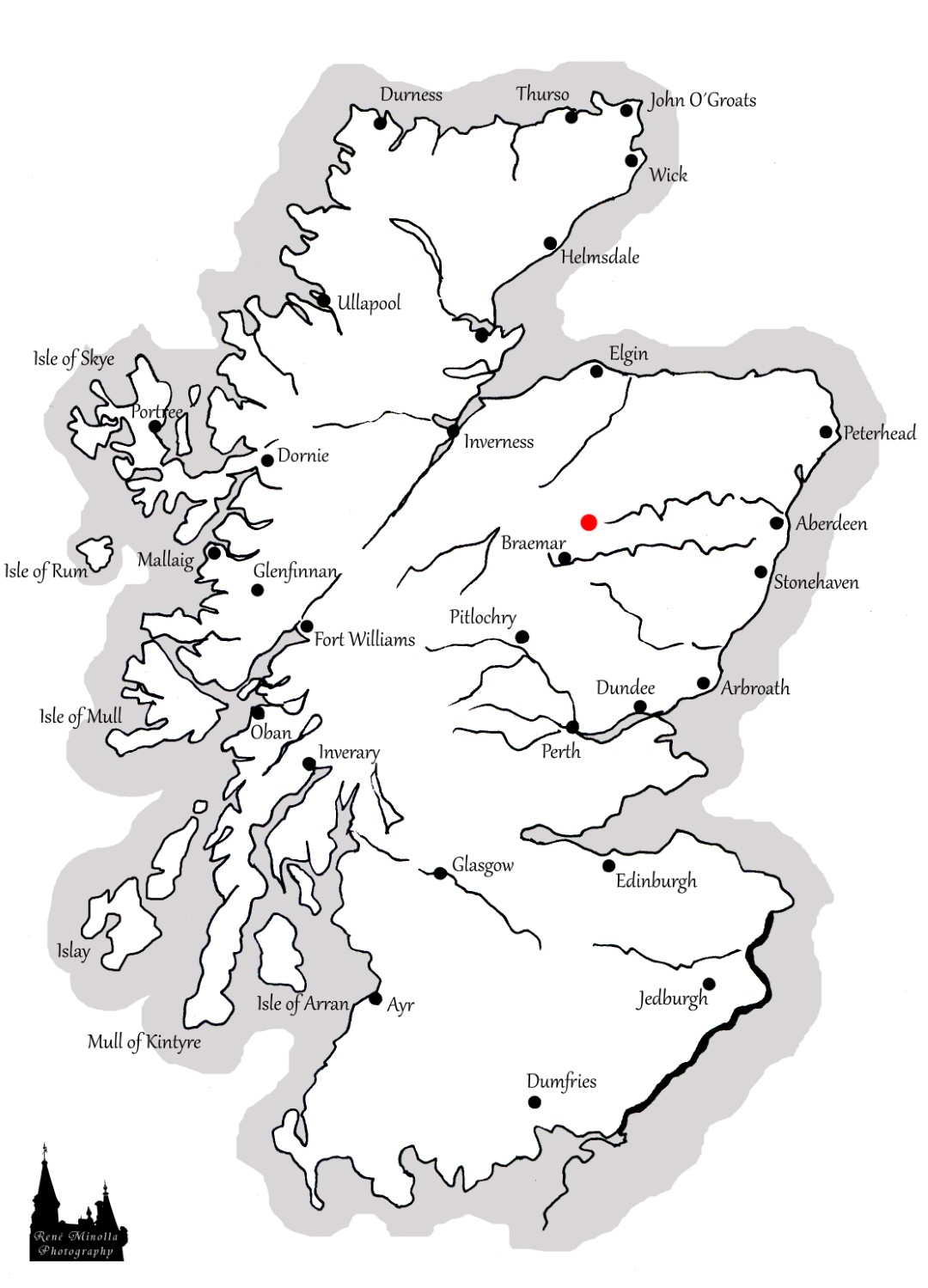 Balmoral Castle, Ballater, Schottland