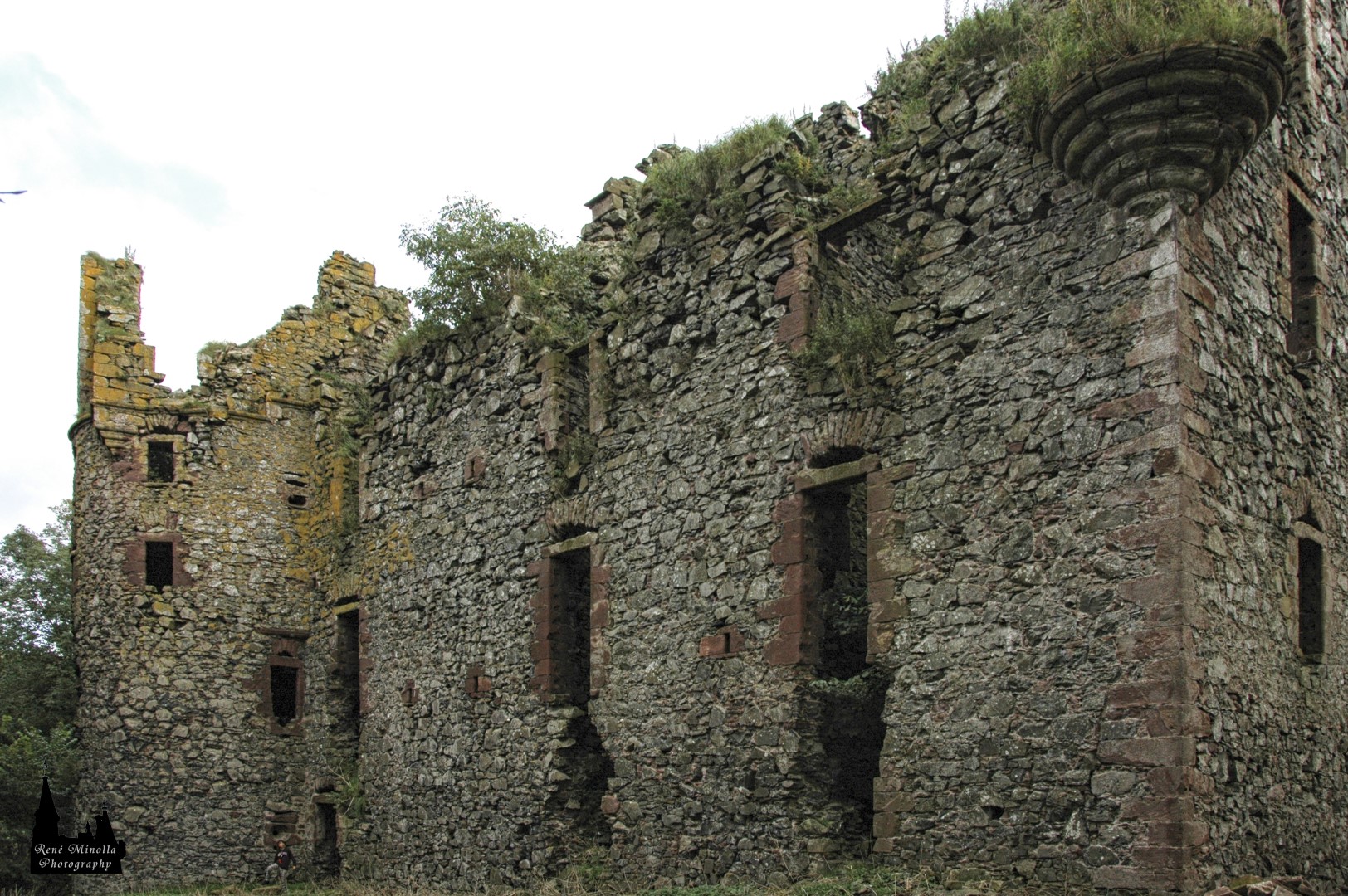 Drochil Castle, West Linton, Schottland