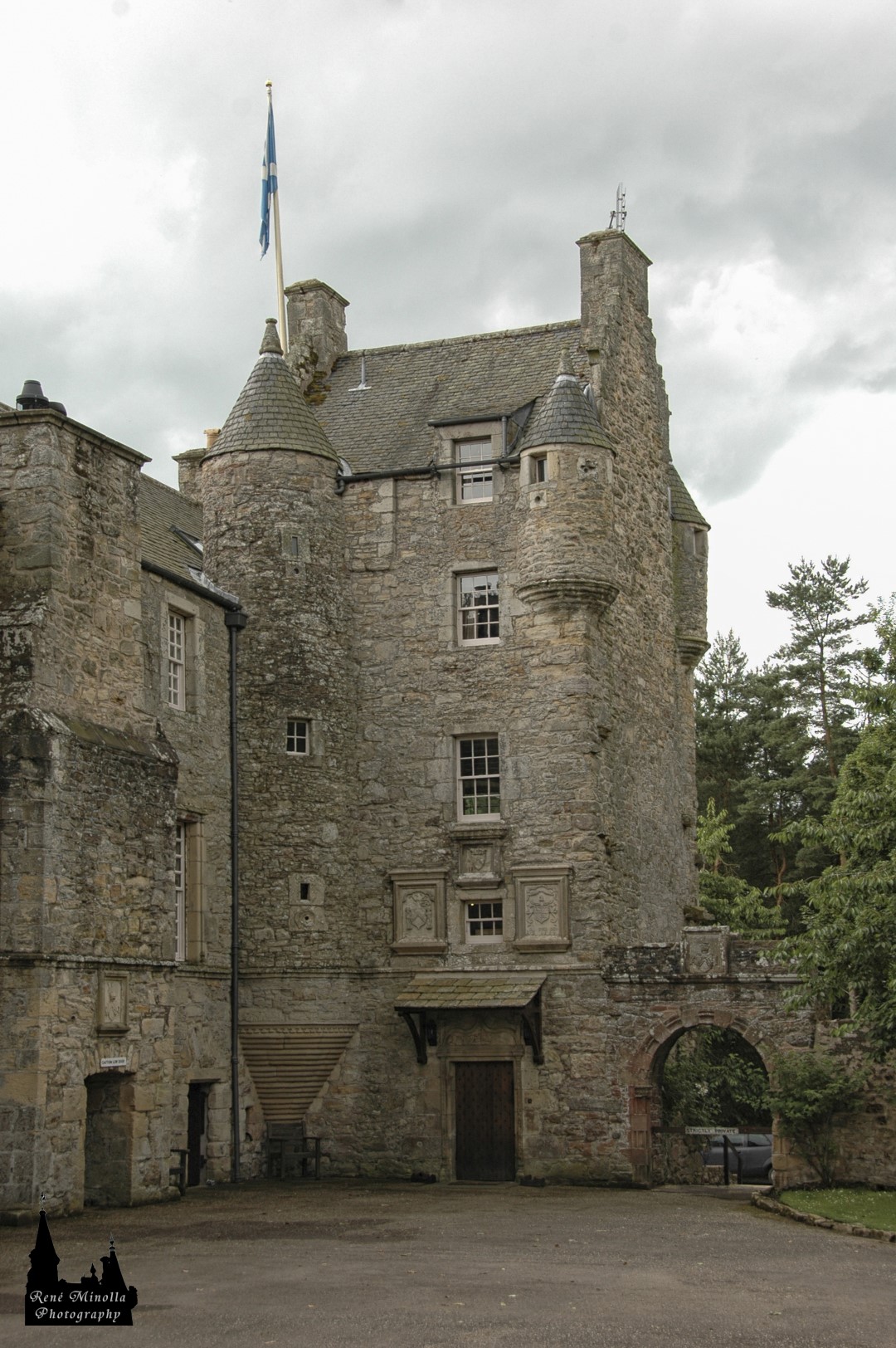 Ferniehirst Castle, Roxburghshire, Jedburgh, Schottland