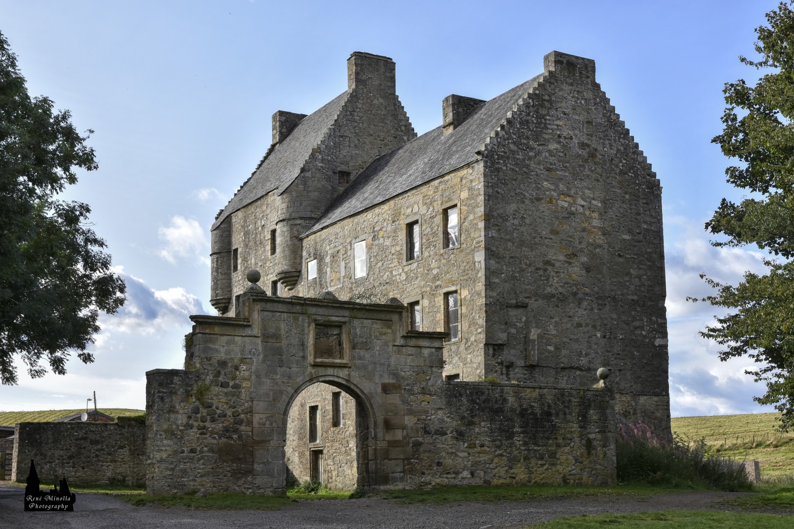 Midhope Castle, Abercorn, Schottland