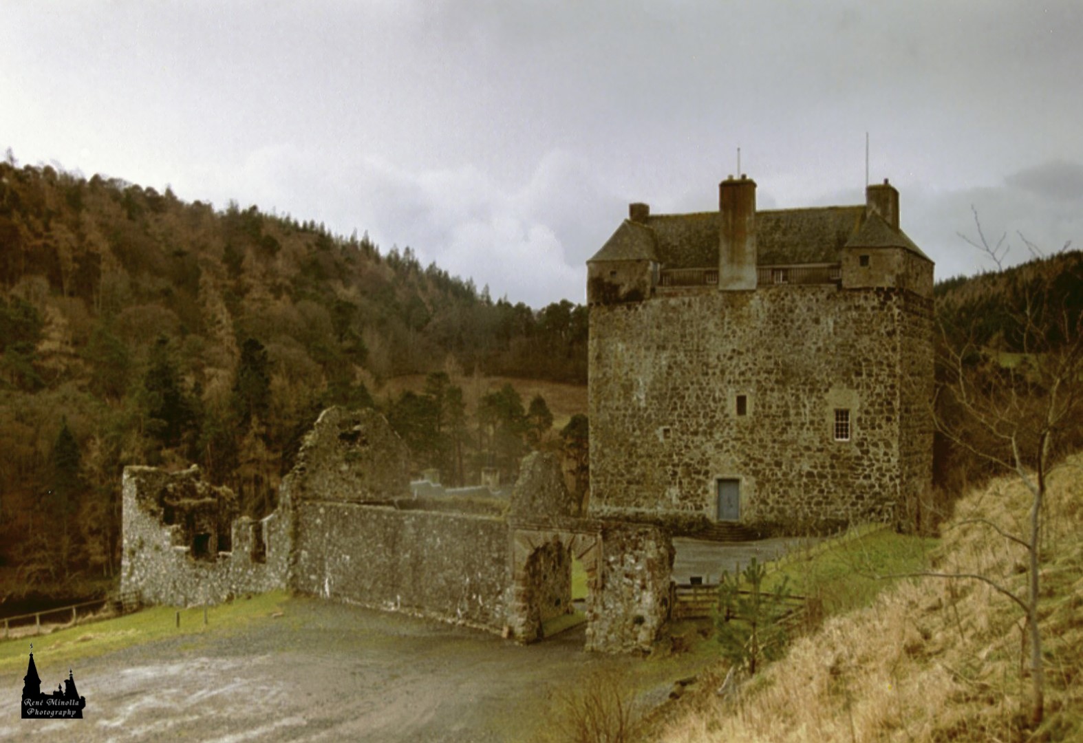 Neidpath Castle, Peebles, Schottland