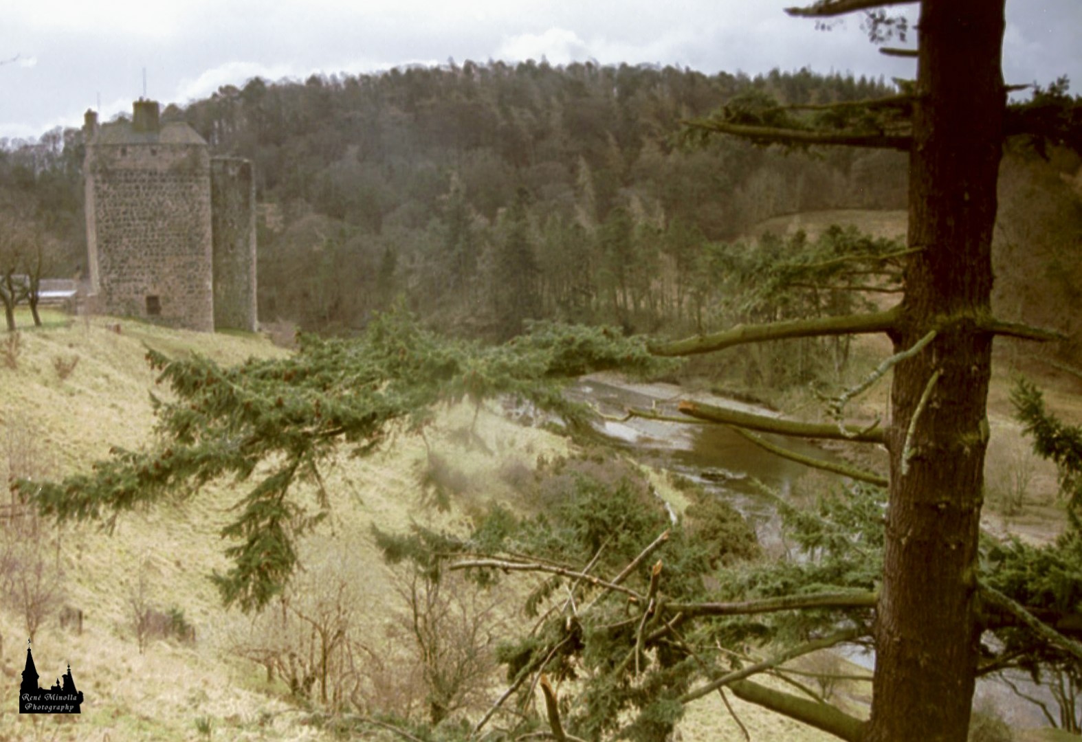 Neidpath Castle, Peebles, Schottland