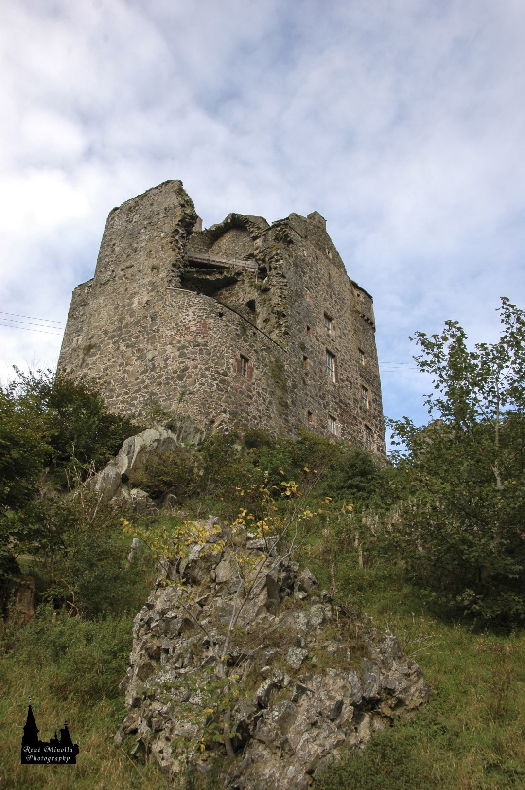 Neidpath Castle, Peebles, Schottland