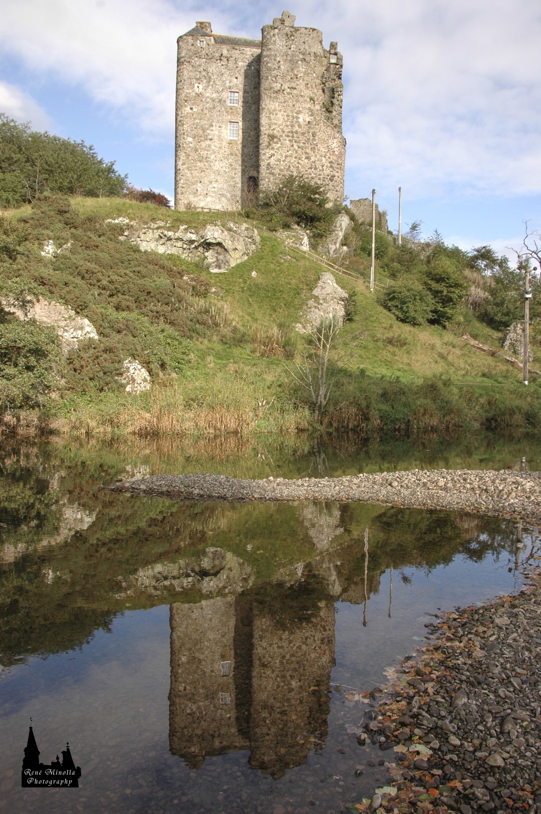 Neidpath Castle, Peebles, Schottland