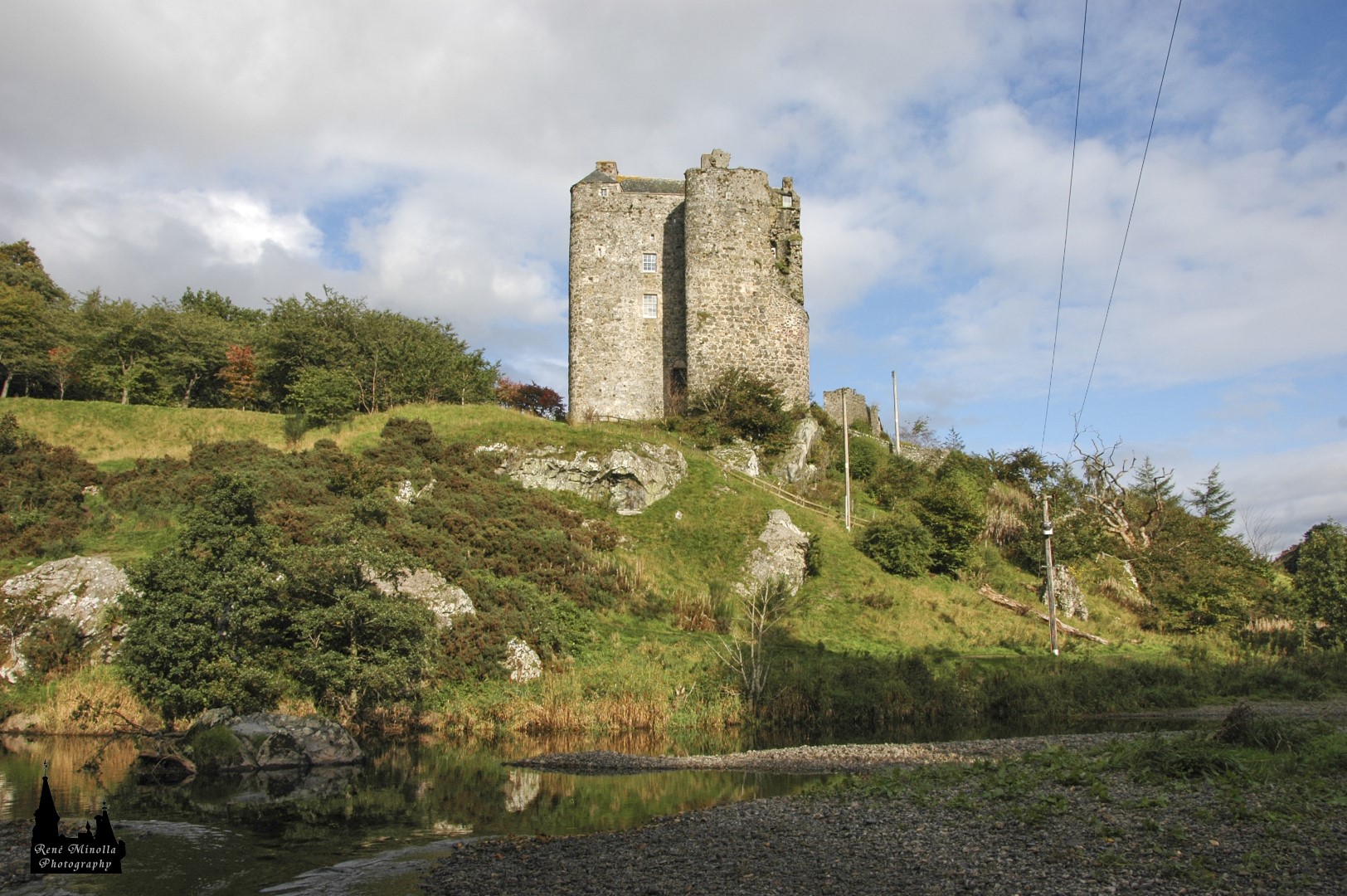 Neidpath Castle, Peebles, Schottland