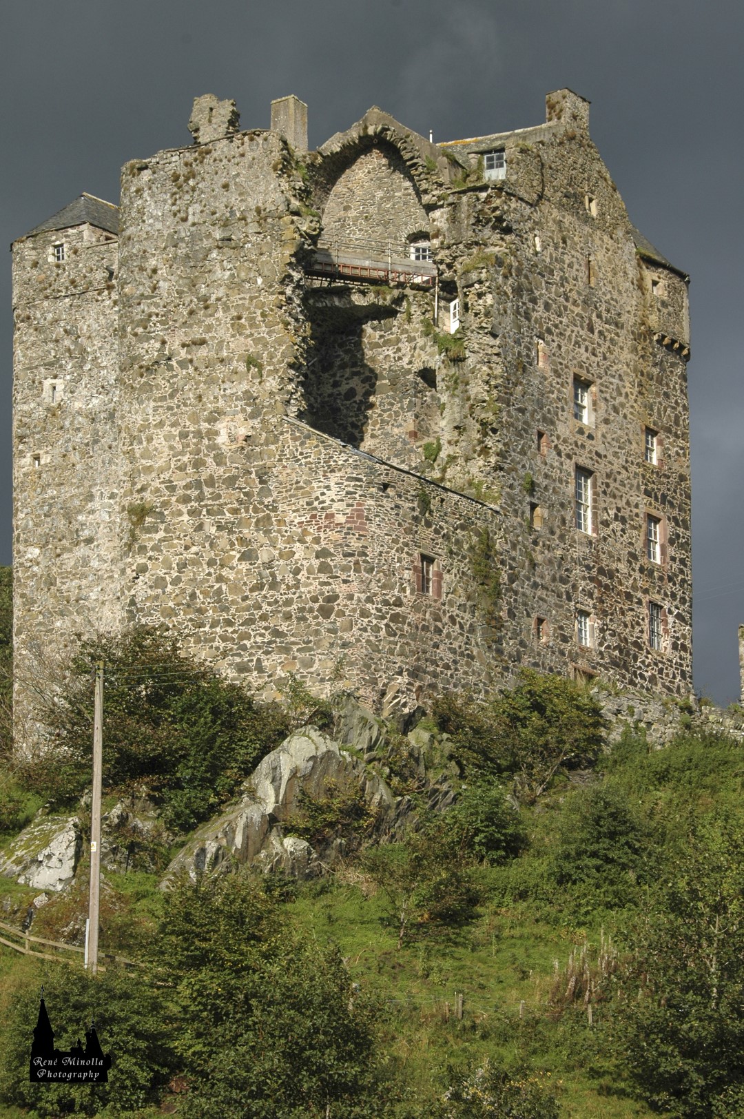 Neidpath Castle, Peebles, Schottland