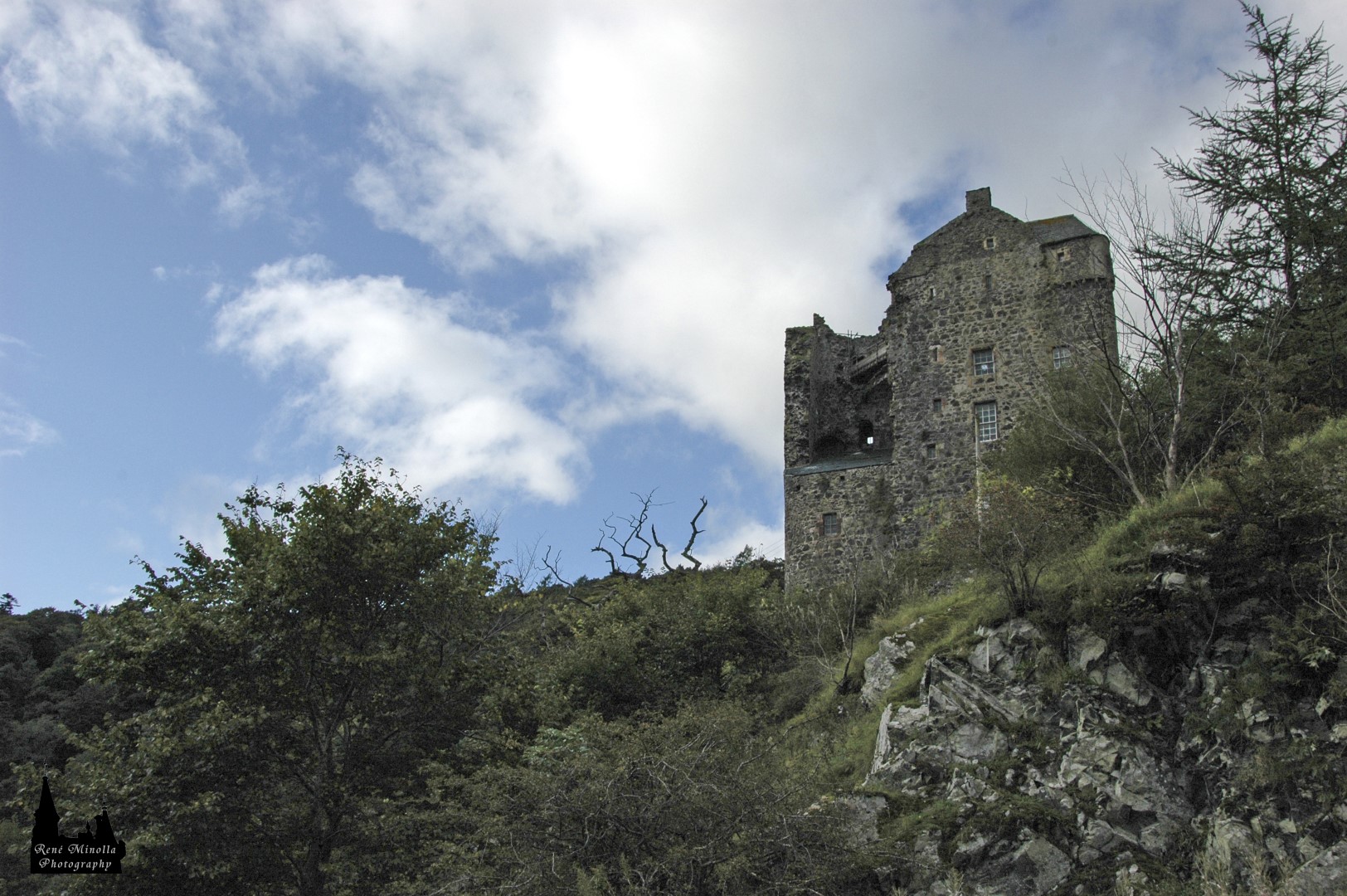 Neidpath Castle, Peebles, Schottland