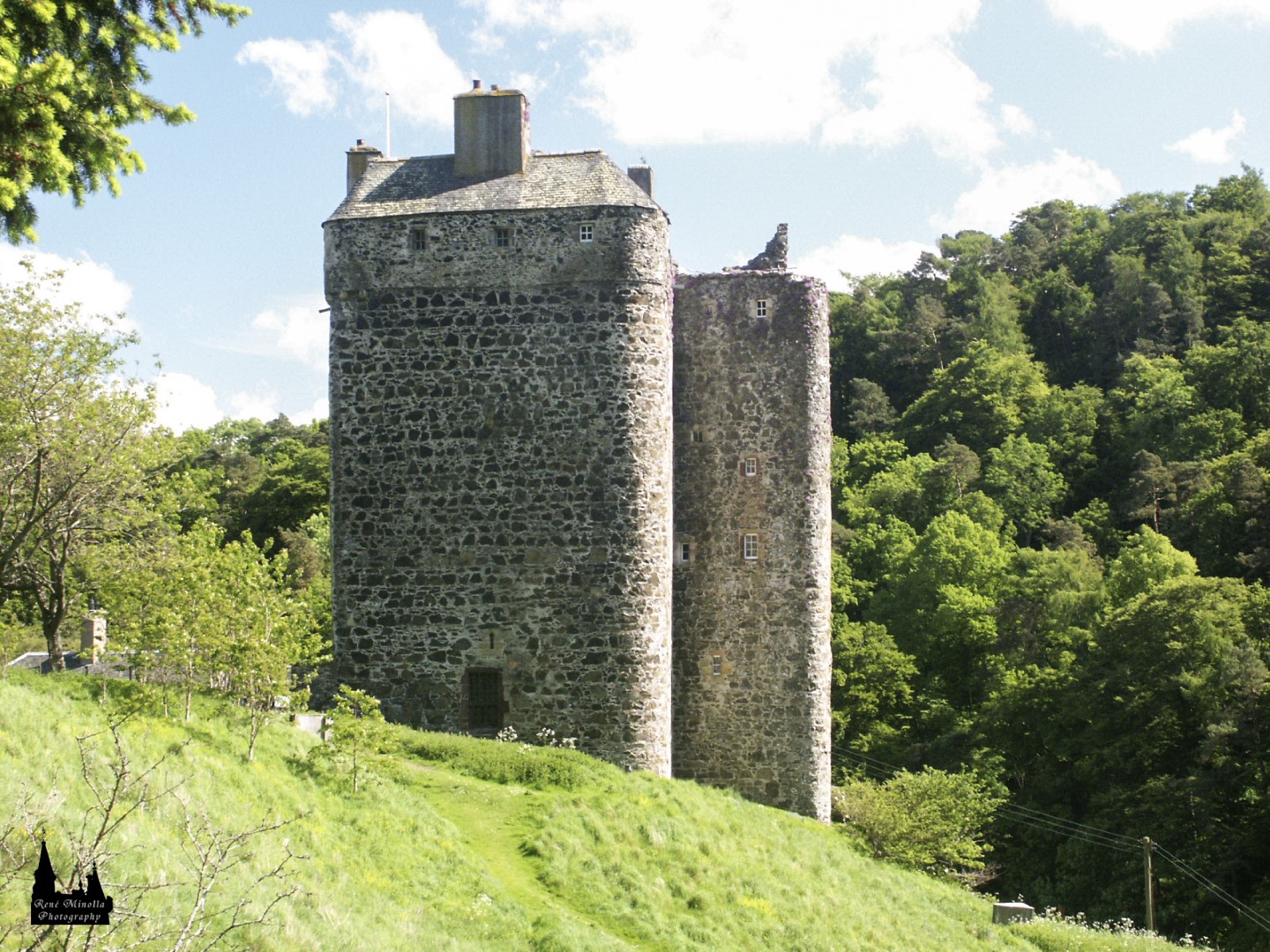 Neidpath Castle, Peebles, Schottland